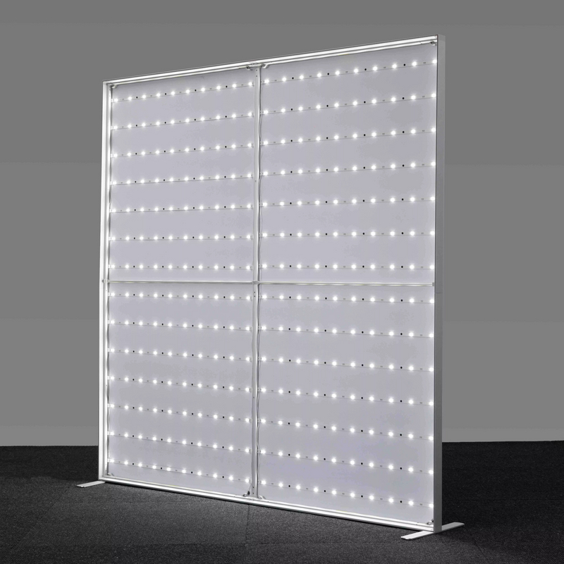 QSEG 60 Backlit： A single-sided SEG LED curtain backlit solution that ...